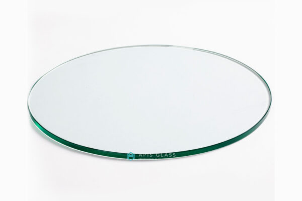 Clear Tempered Glass Tabletop, Polished 1” beveled edge - Apis Glass