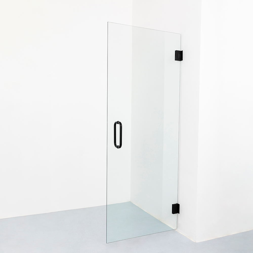 Adjustable Hinged frameless shower door - Apis Glass
