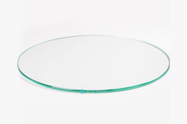Clear Tempered Glass Tabletop, Polished 1” beveled edge - Apis Glass