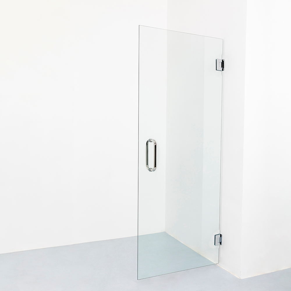 Swing Frameless Shower Doors with Heavy Duty Hinges - Apis Glass