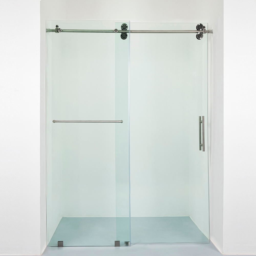 Frameless Single Sliding Shower Doors AS-2960 - Apis Glass