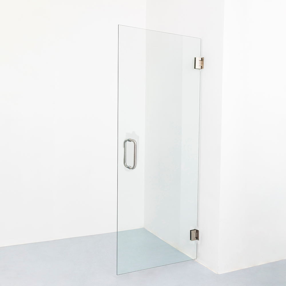 Swing Frameless Shower Doors with Heavy Duty Hinges - Apis Glass
