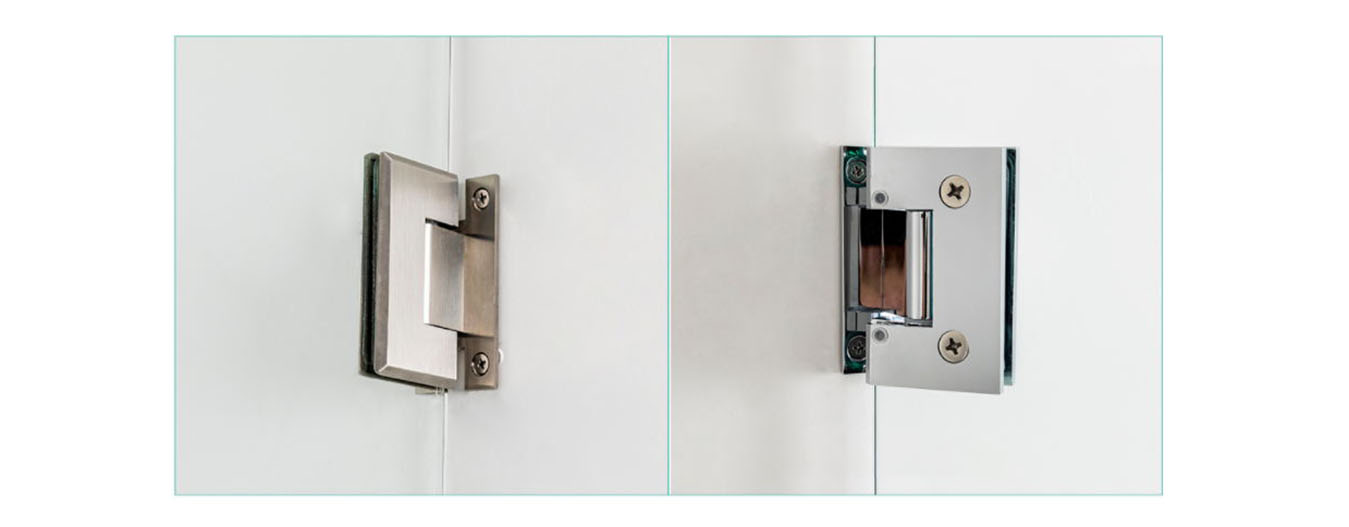 Swing Frameless Shower Doors with Heavy Duty Hinges - Apis Glass