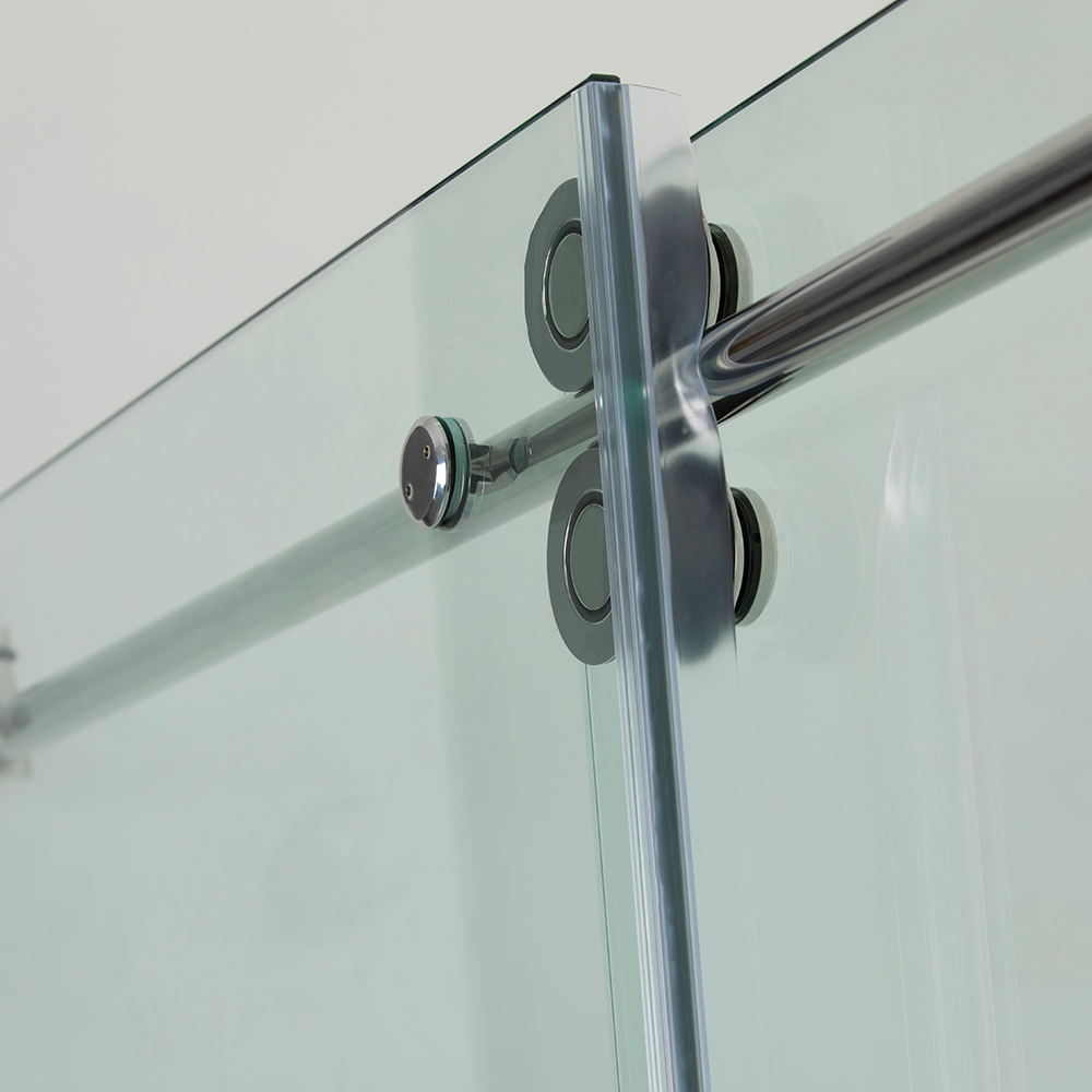 Frameless Single Sliding Shower Doors AS-2960 - Apis Glass