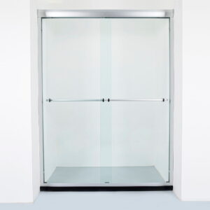 Adjustable Hinged frameless shower door - Apis Glass