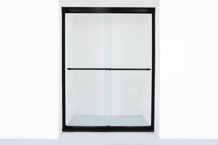 Adjustable Hinged frameless shower door - Apis Glass