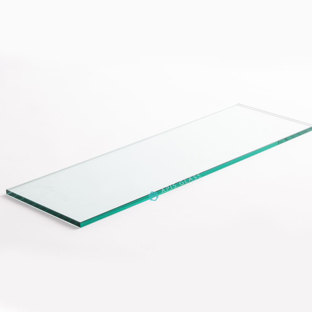 Clear Tempered Glass Tabletop, Polished flat edge - Apis Glass