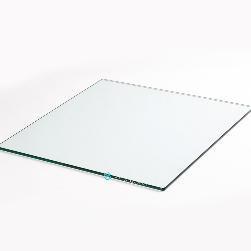 Clear Tempered Glass Tabletop, Polished pencil edge - Apis Glass