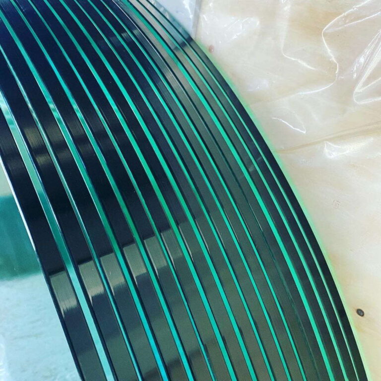 Clear Tempered Glass Tabletop, Polished flat edge - Apis Glass