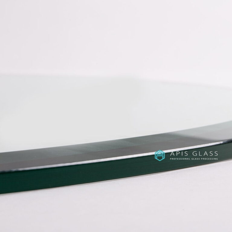 Clear Tempered Glass Tabletop, Polished 1” beveled edge - Apis Glass