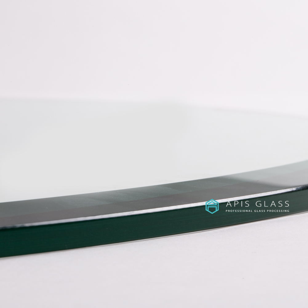 Clear Tempered Glass Tabletop, Polished 1” beveled edge - Apis Glass