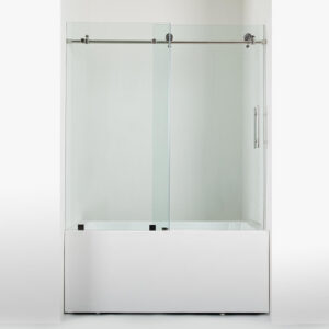 Adjustable Hinged frameless shower door - Apis Glass