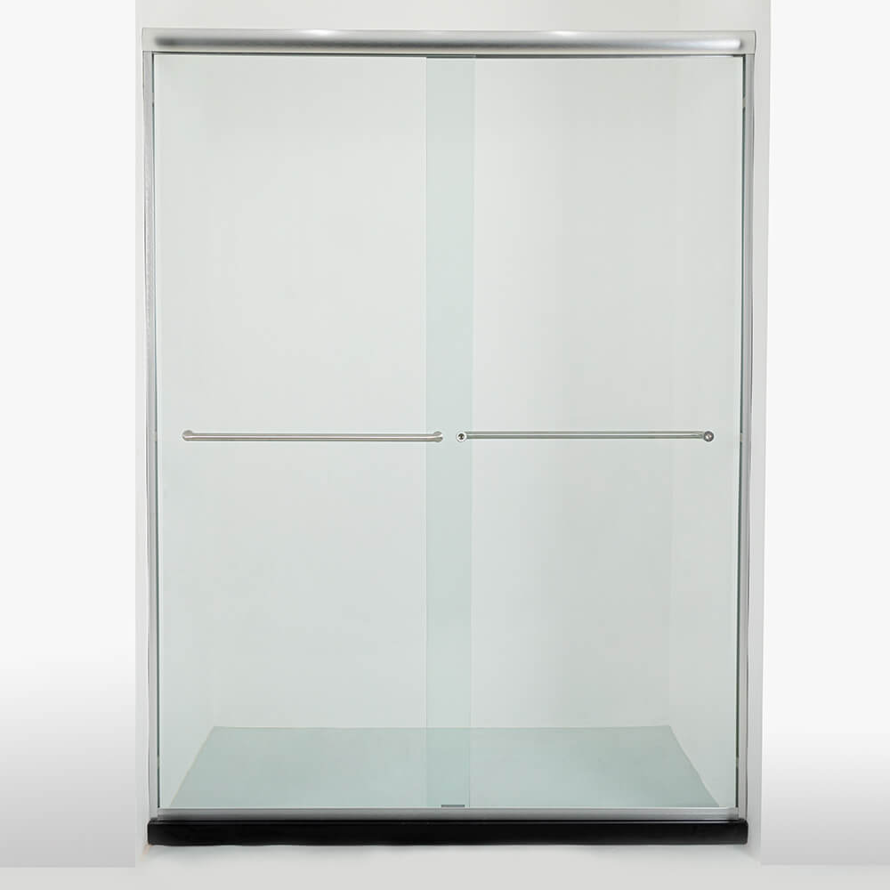 Semi-Frameless Double Sliding Shower Doors - Apis Glass