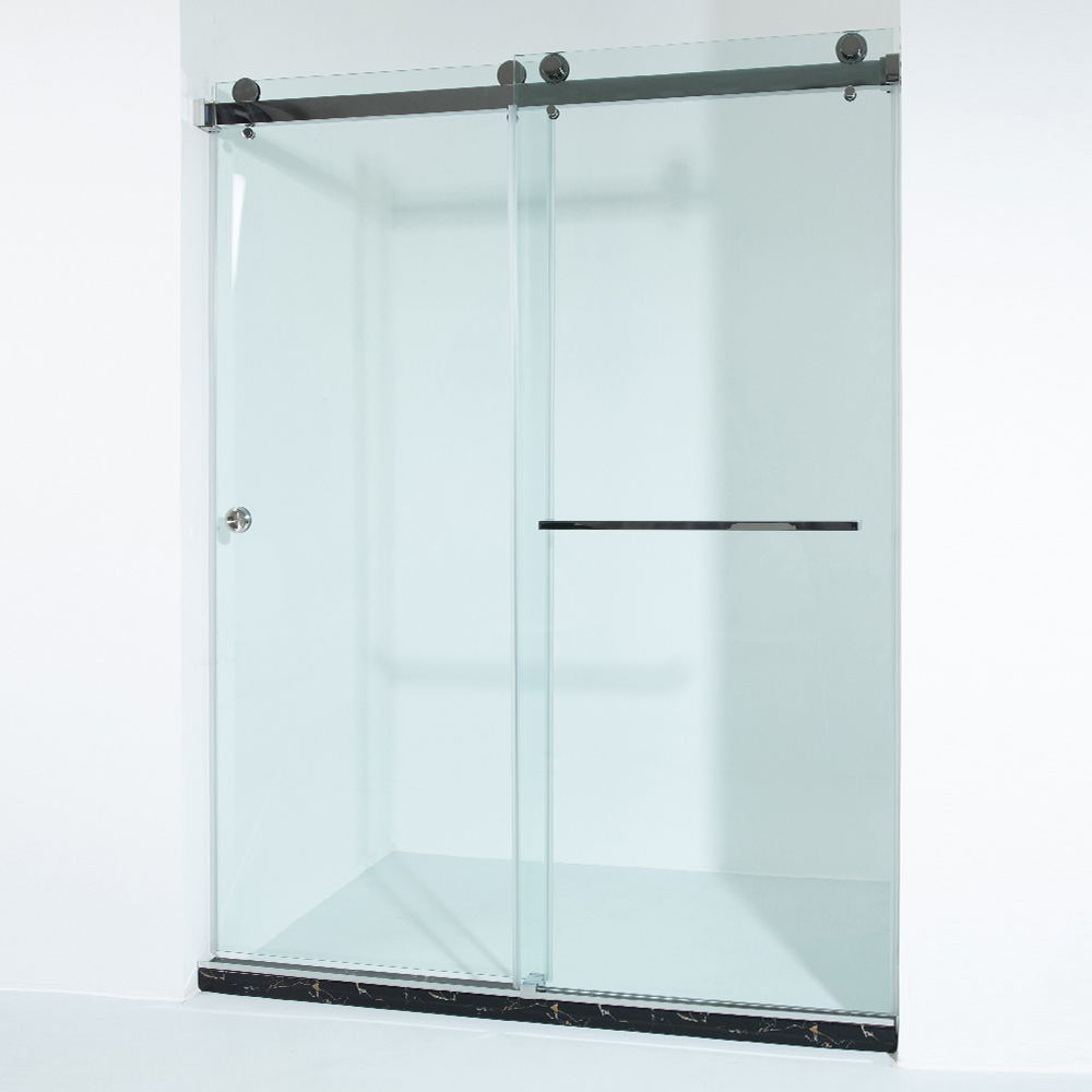 Soft Close, Double Sliding Doors AS-8855D - Apis Glass