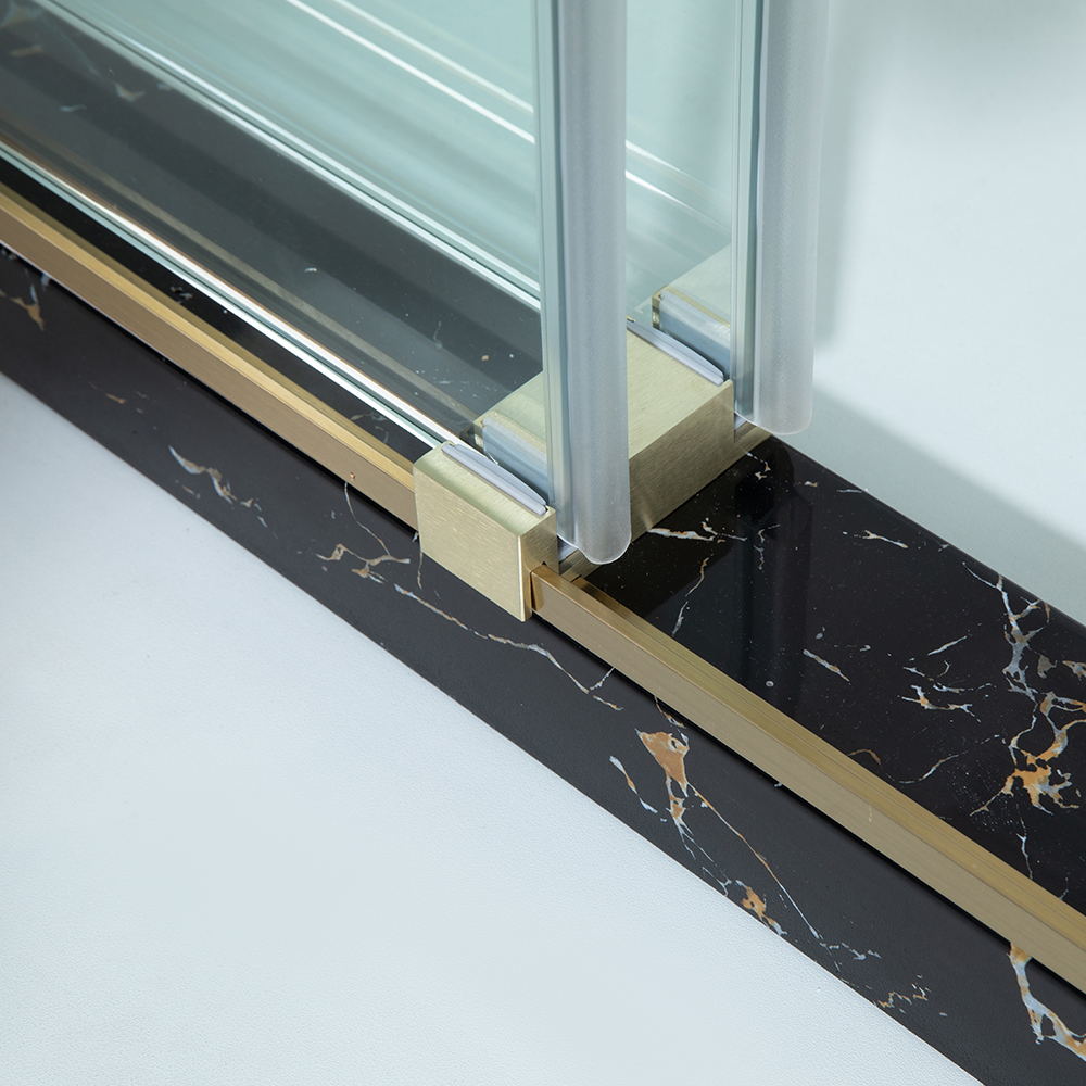 Soft Close, Double Sliding Doors AS-8855D - Apis Glass