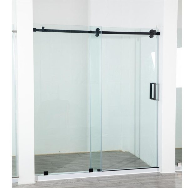 Soft Close Frameless Double Sliding Shower Doors As 8855d Apis Glass