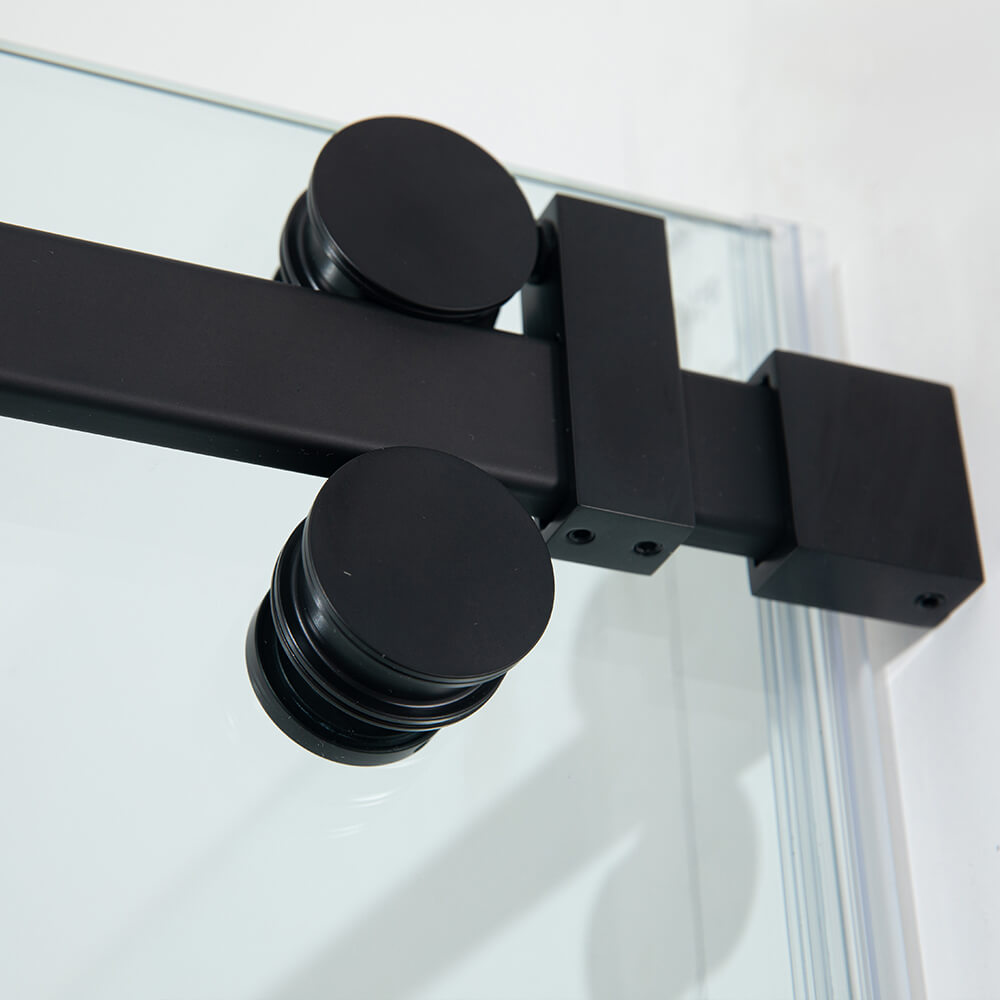 4 x ø38mm Rollers, Square Header Bar AS-0138 - Apis Glass